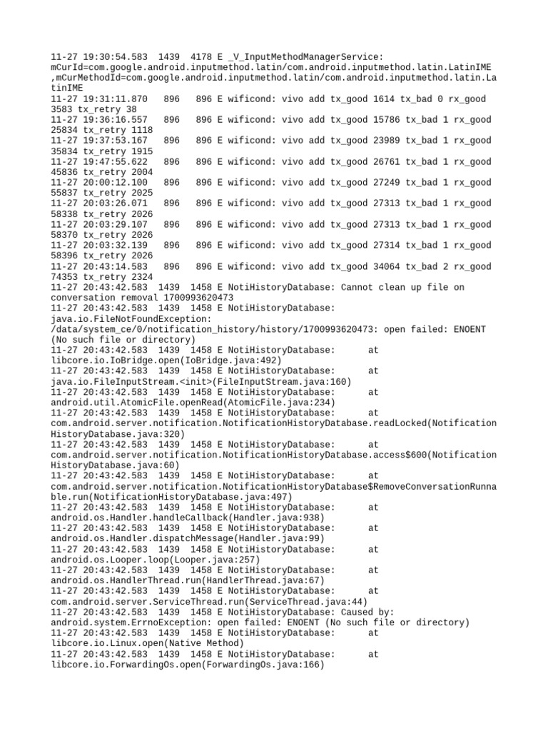 Log | PDF | Java (Programming Language) | Computing