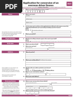 Application Form For A Driving Licence D401: Part 1: Personal Details | PDF | Driver's License ...