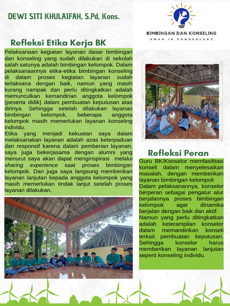 Refleksi Layanan BK PMM | PDF