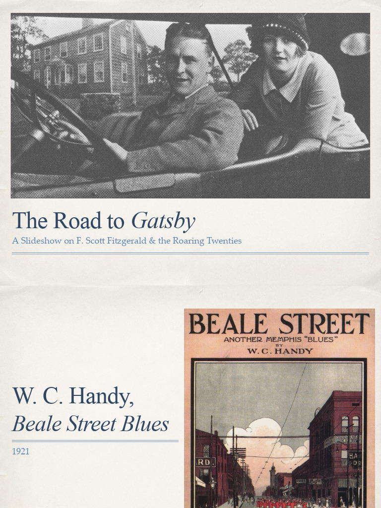 The Road To Gatsby: A Slideshow On F. Scott Fitzgerald & The Roaring ...