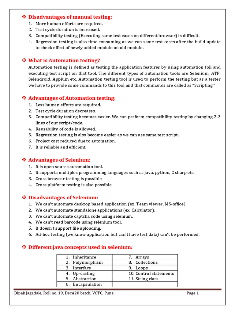 Complete Selenium | PDF