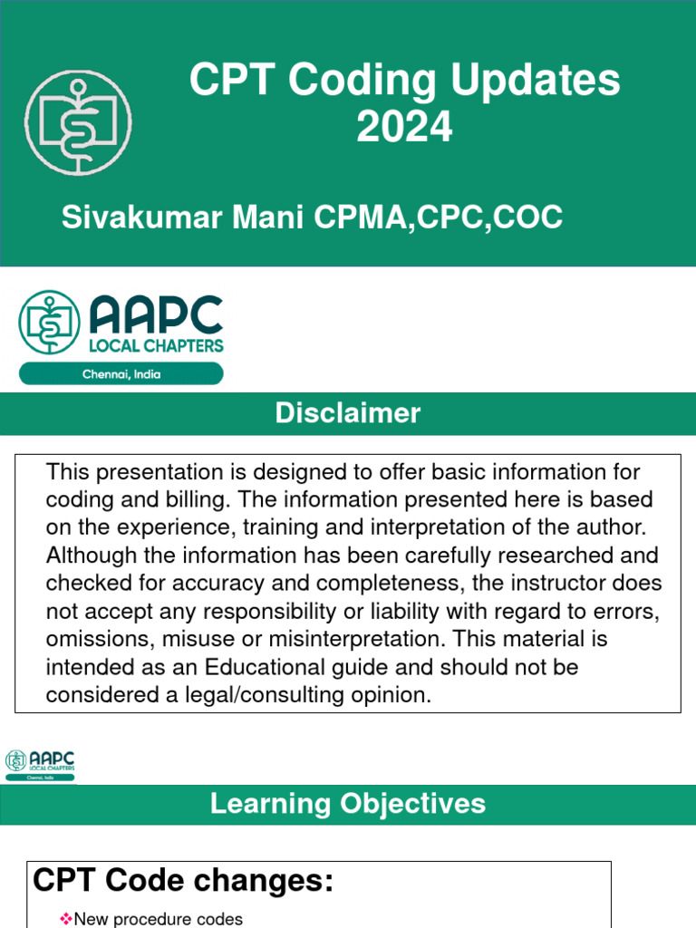 CPT Code Changes for 2024 | PDF | Vertebral Column | Gene