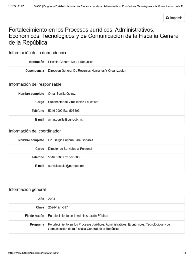 SIASS _ Programa Fortalecimiento en los Procesos Jurídicos ...