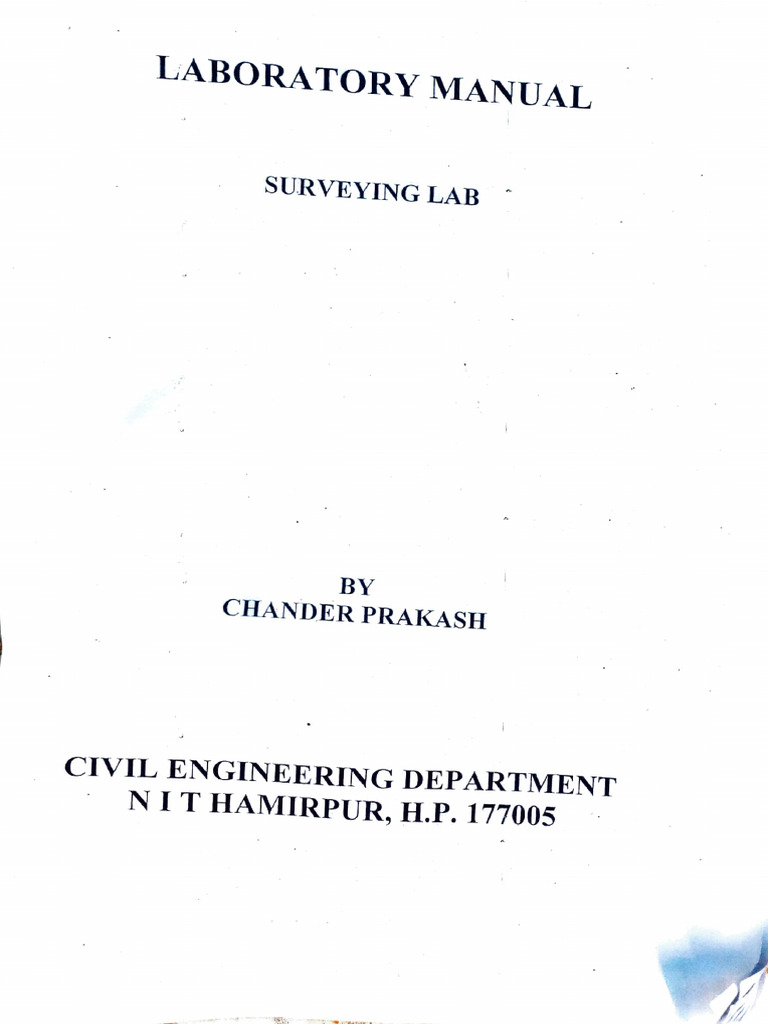Surveying Lab | PDF