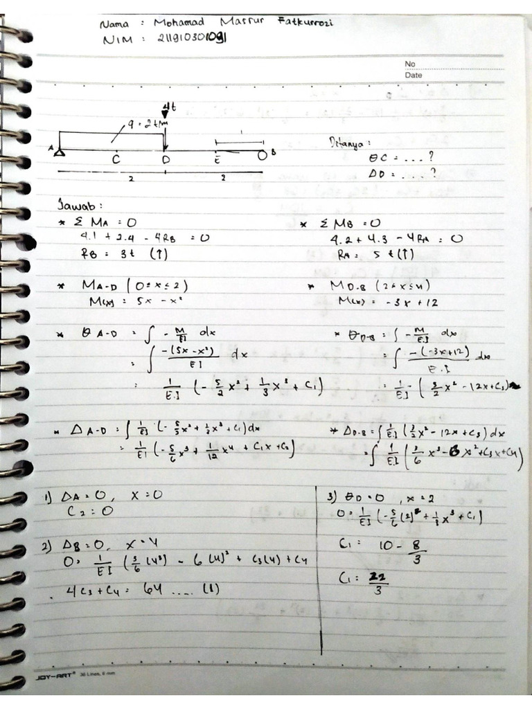 Tugas 1 Anstruk - Mohamad Masrur Fatkurrozi - 211910301091 | PDF