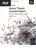 Abrsm Theory g5 Sample Papers (New Format) | PDF