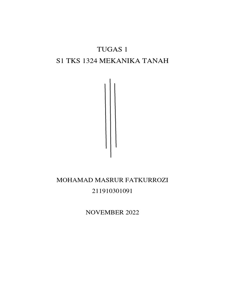 Analisis Mekanika Tanah: Kepadatan dan Klasifikasi | PDF | Metode ...