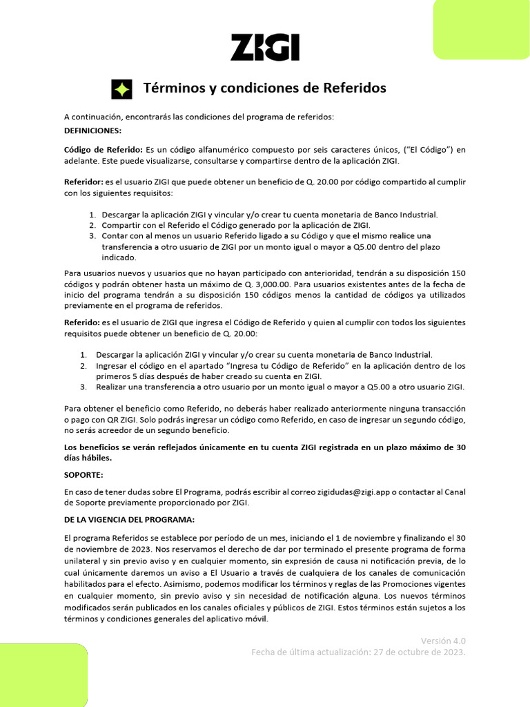 Tac Programa Referidos v4.0 | PDF | Informática