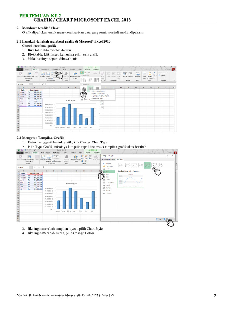 Modul Microsoft Excel 6 7 | PDF