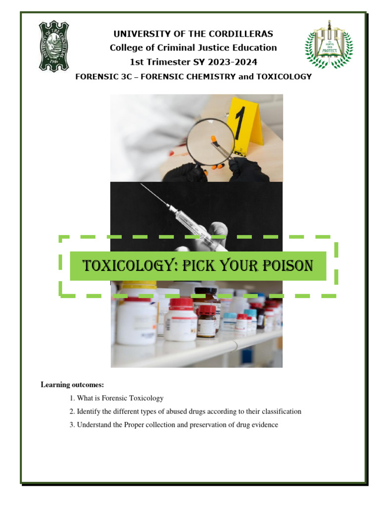 Forensic Toxicology | PDF
