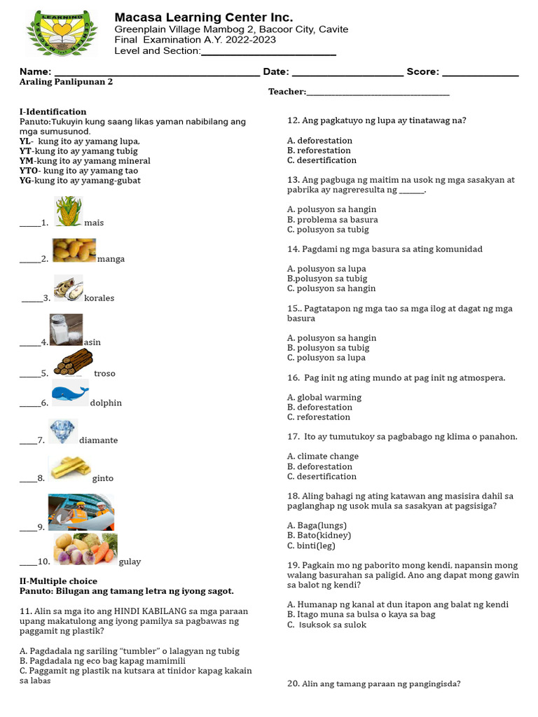 Ap2 Final Exam.docx | PDF
