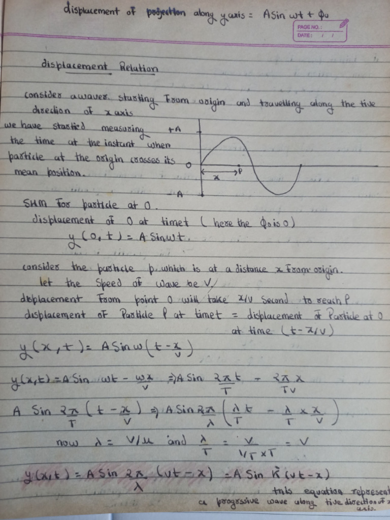 Waves Notes | PDF | Physical Phenomena | Qualia