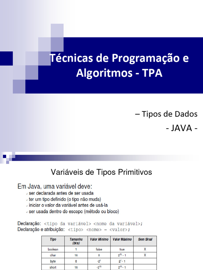 Aula 02 Tipos Dados Pdf