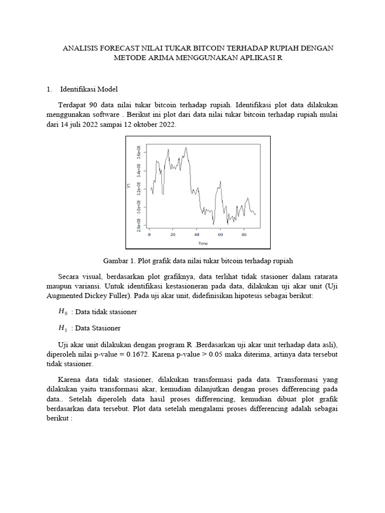 Analisis Arima R | PDF