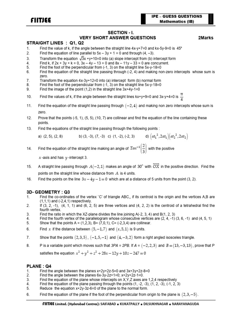 1B - MST | PDF | Area | Line (Geometry)