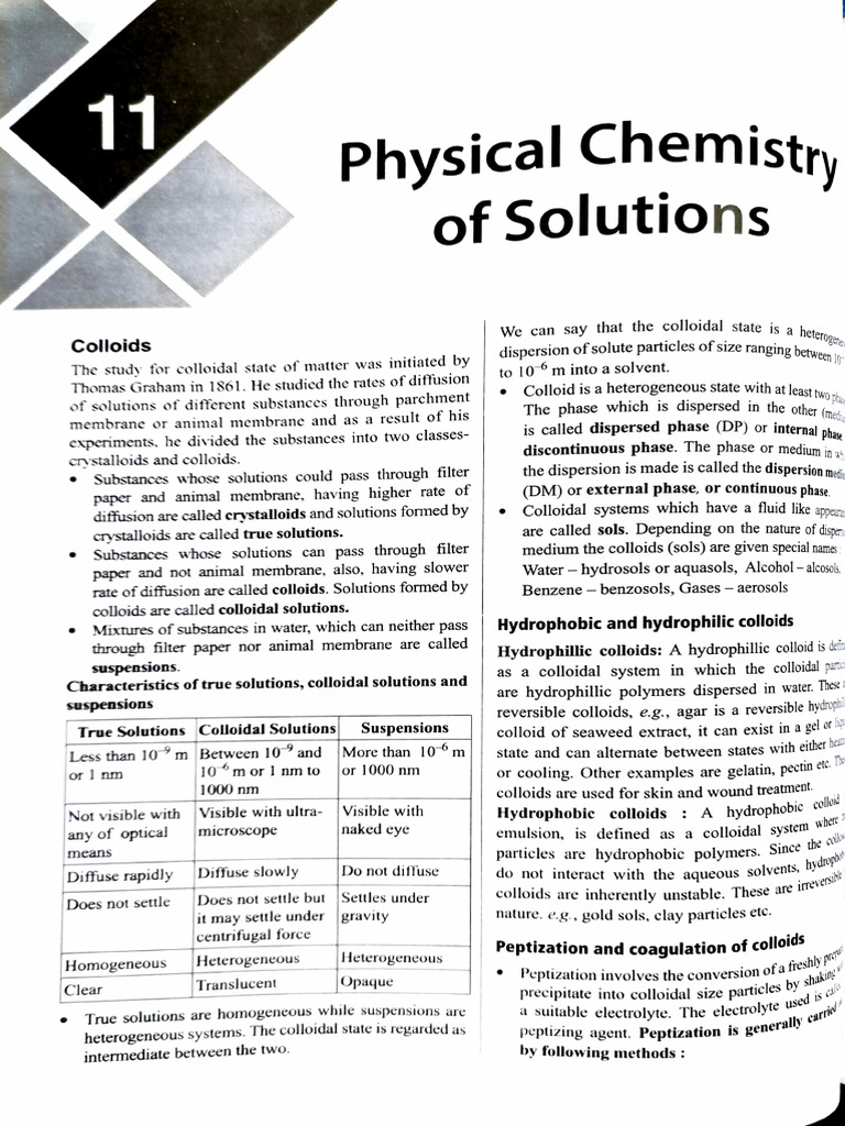 Physical Chemist of Solutions | PDF