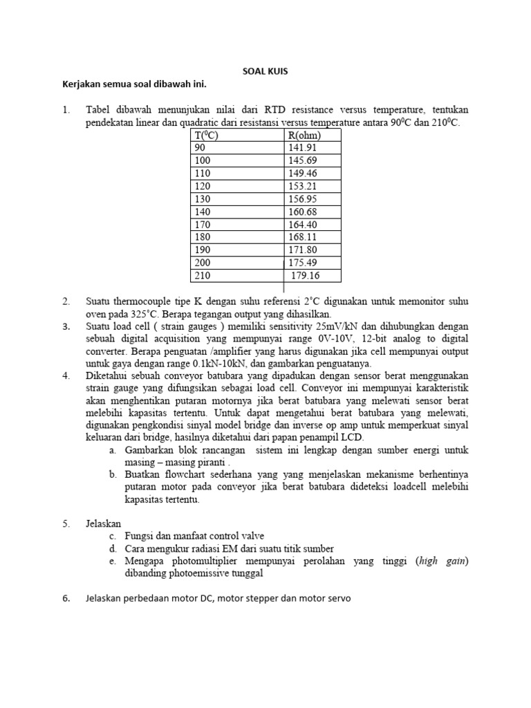 Kuis 2 | PDF | Teknologi & Rekayasa