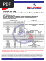 Technical Specifications - ASTM A27 Grade 70-40 | PDF | Steel | Alloy