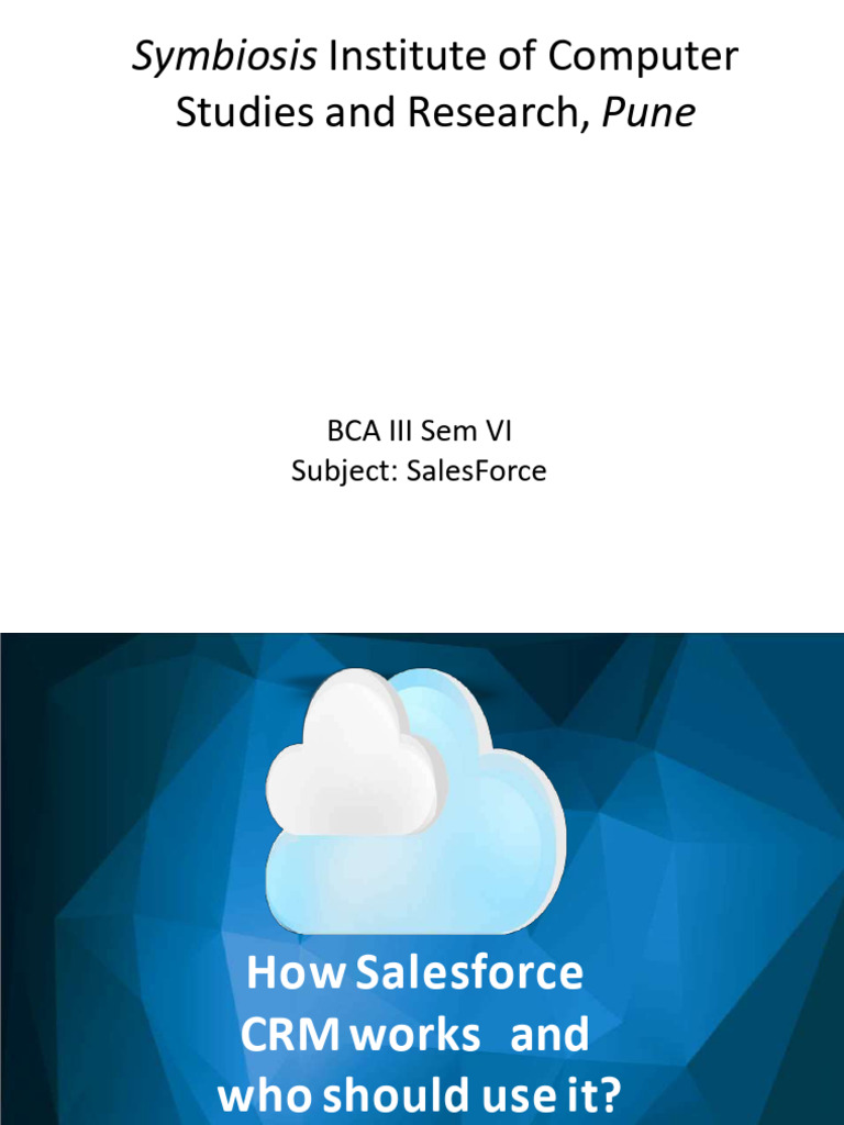 CC - 2 | PDF | Customer Relationship Management | Cloud Computing
