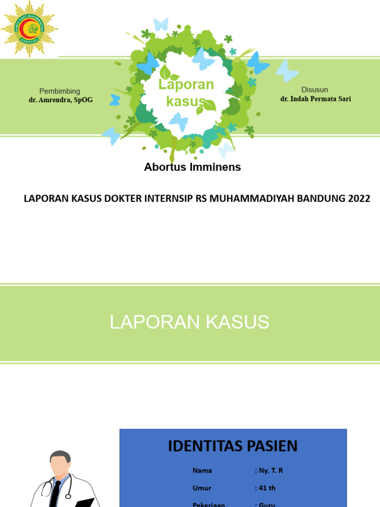 Presentasi Kasus Obgyn Dr. Indah Permata Sari | PDF