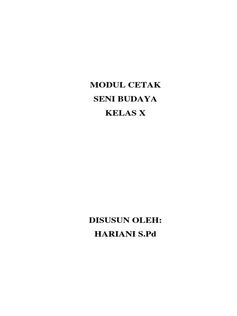 Modul SBK | PDF