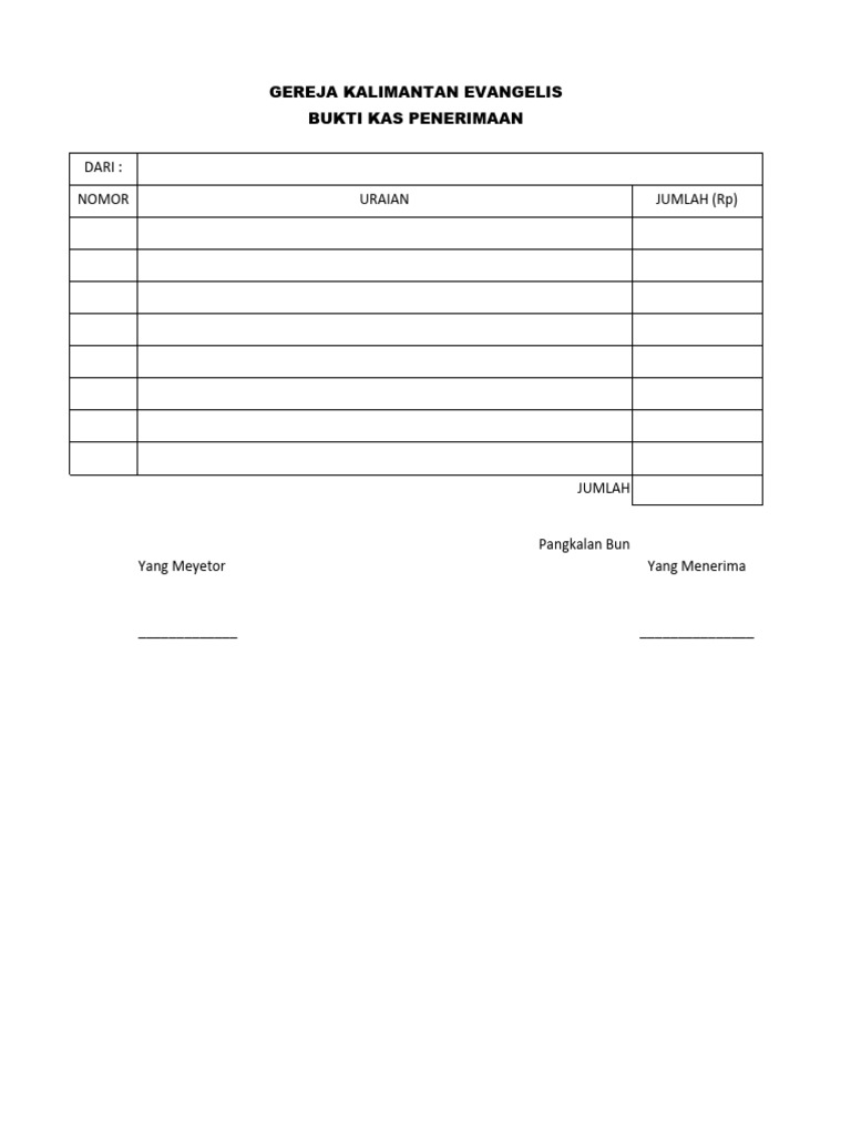 Nota & Kwitansi Tanda Bayar | PDF