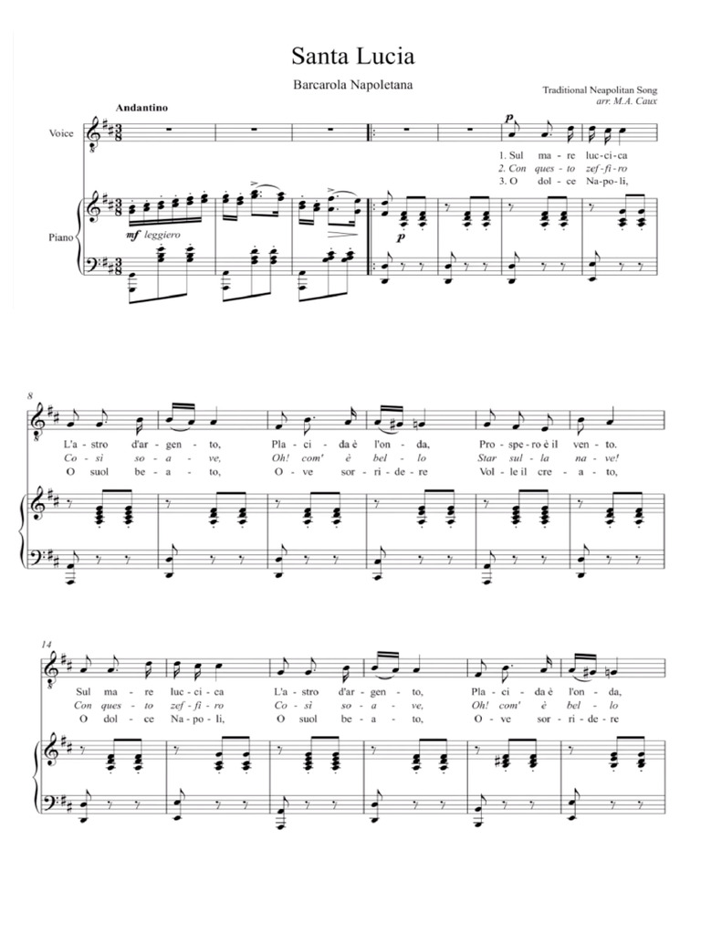 Santa Lucia | PDF