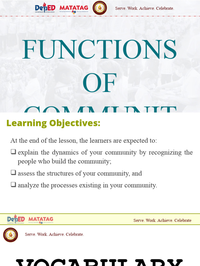 Module 3. Functions of Community | PDF | Leadership | Community Module 3. Functions of Community | PDF | Leadership | Community