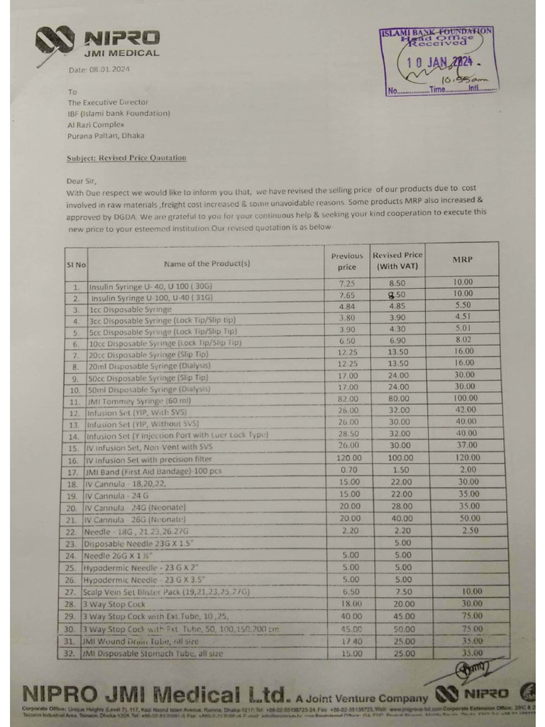 IBF Received 10-01-24 | PDF