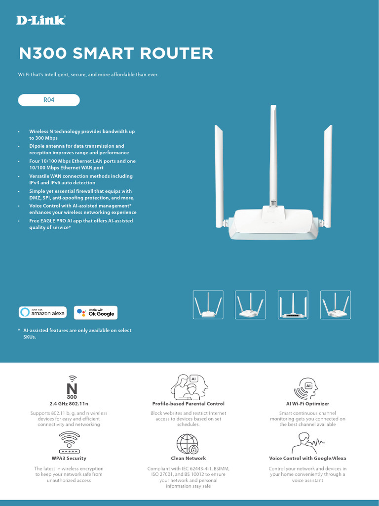 N300 Smart Router: Wi-Fi That's Intelligent, Secure, and More ...