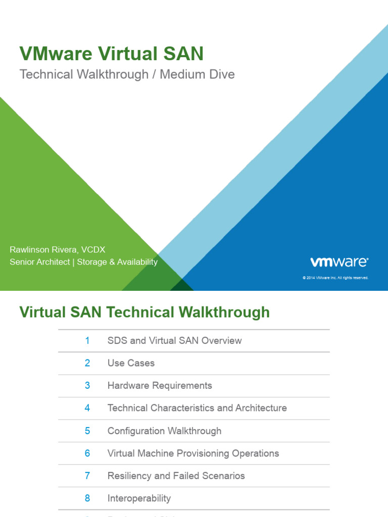 VMware vSAN技术概览 | PDF | Hard Disk Drive | Solid State Drive