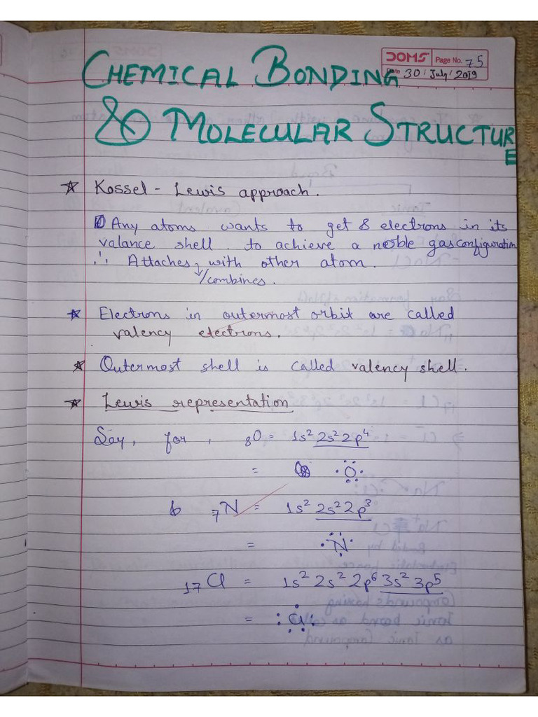 04 Chemical Bonding | PDF