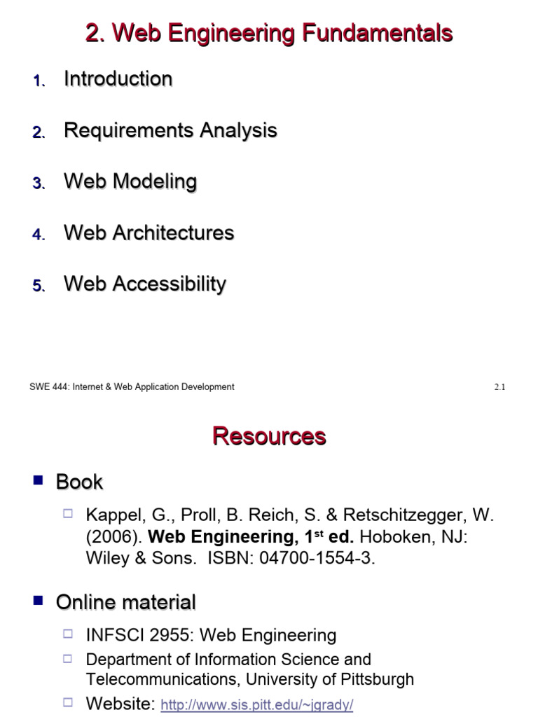 Part 02 WebEngineering | PDF | World Wide Web | Internet & Web