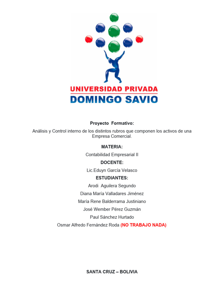 PROYECTO CONTABILIDAD GRUPO#3 Upds | PDF