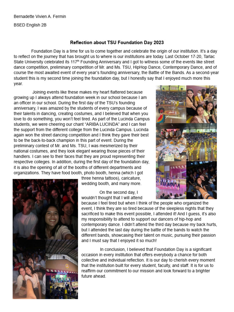 Foundation Day 2023 | PDF | Performing Arts | Entertainment