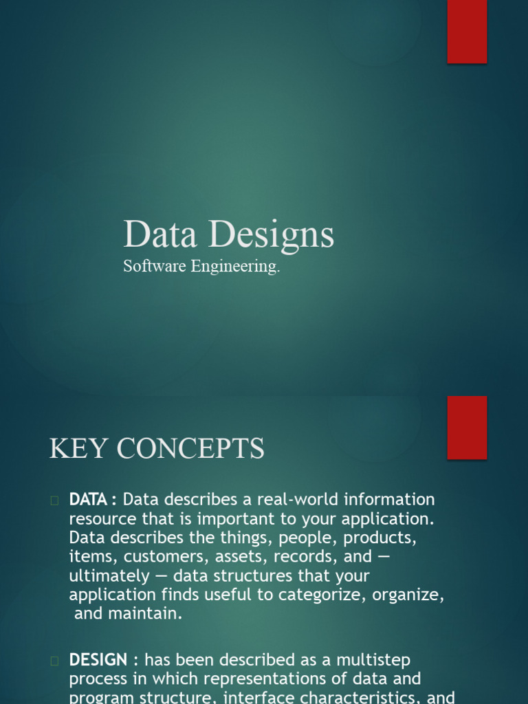 Data Design and Component Design | PDF