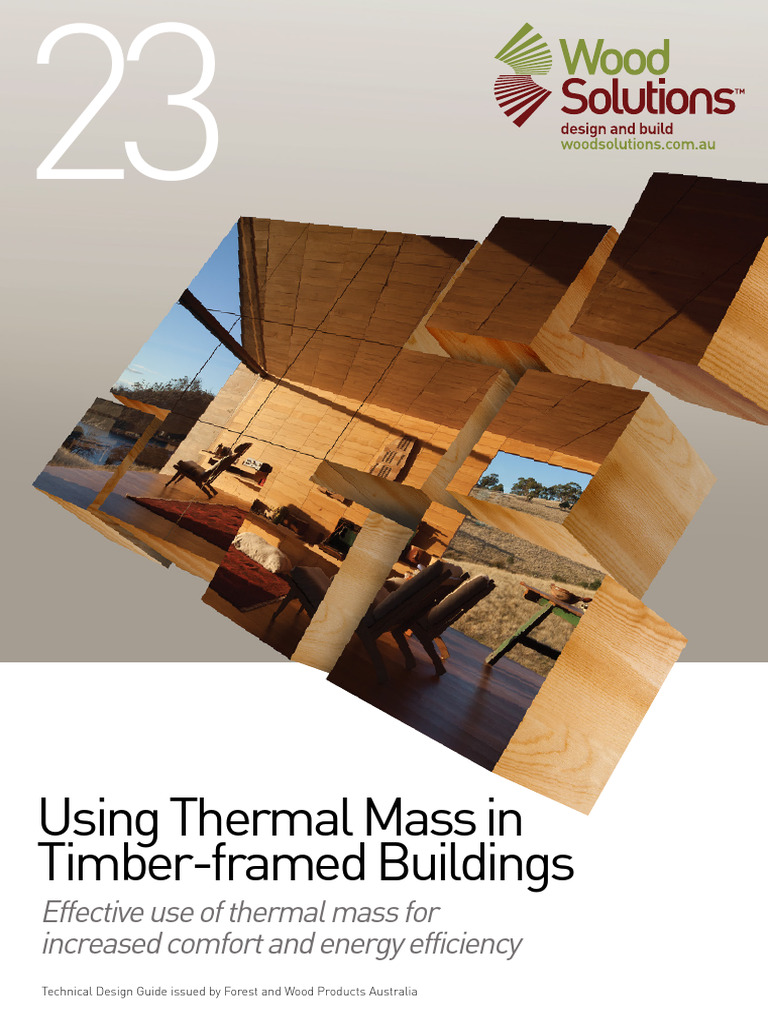 Thermal Mass In Buildings Pdf Thermal Insulation Carbon Sequestration
