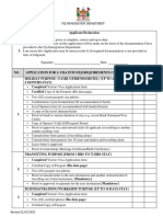 Fiji Work Permit Application Checklist | PDF | Passport | Government ...