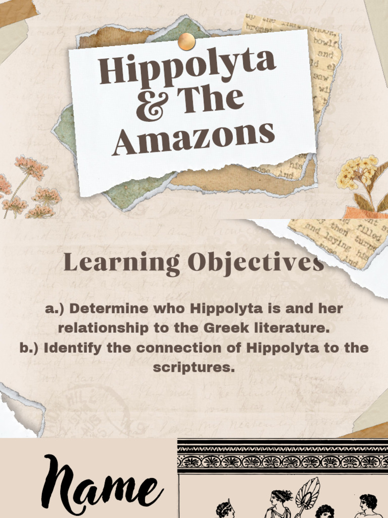 Hippolyta: Queen of the Amazons | PDF