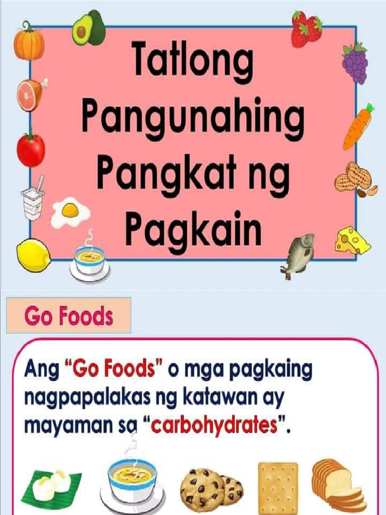 Go, Grow, Glow Foods | PDF