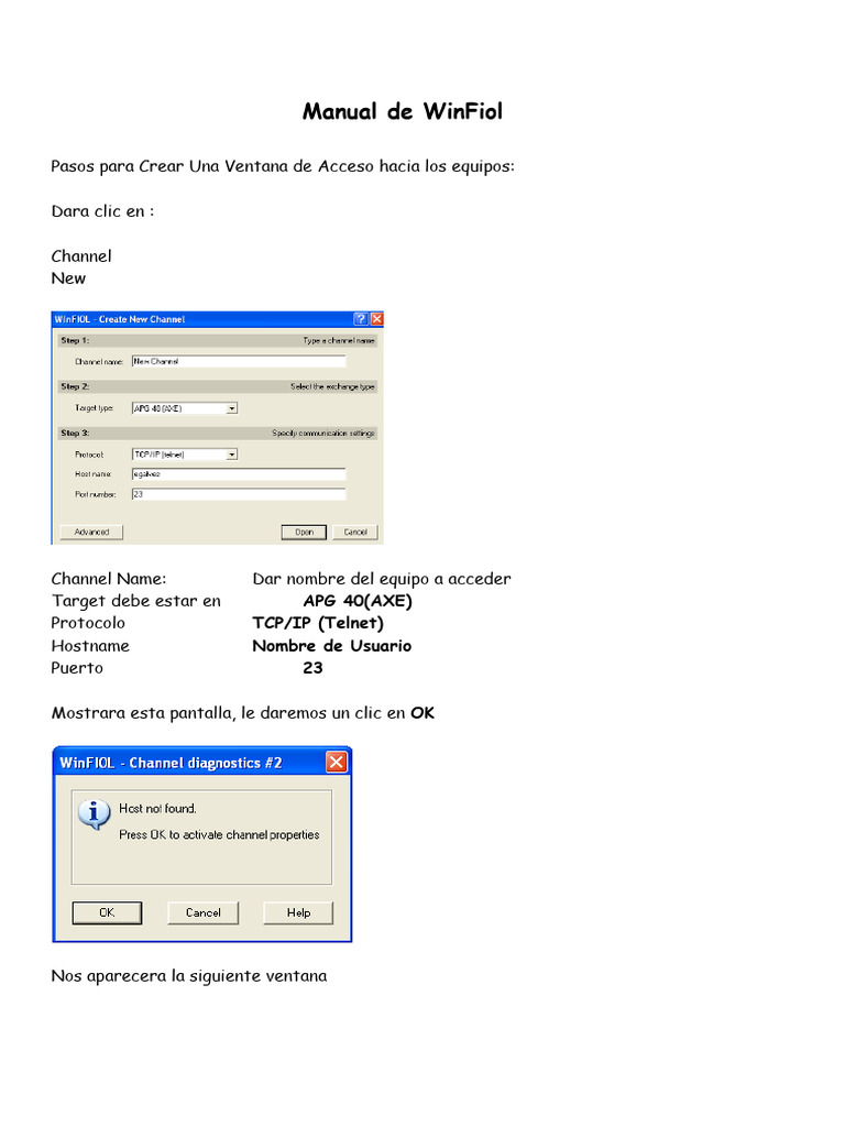 Manual de WinFiol | PDF