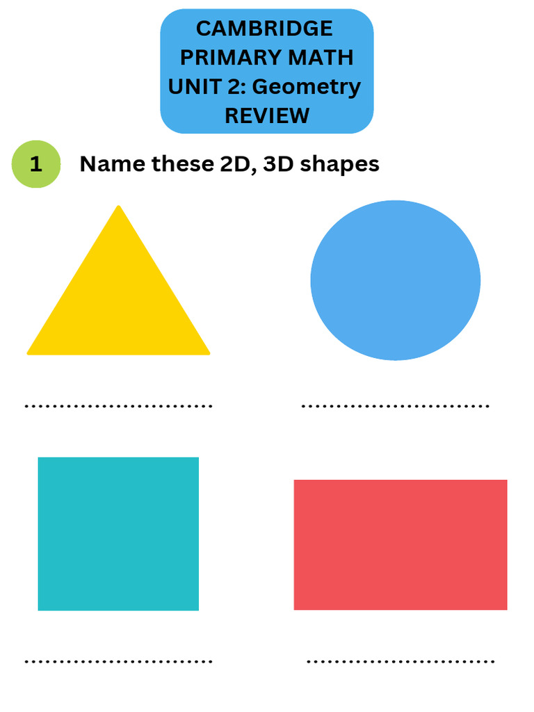 Unit 2 Geometry Review Worksheet | PDF | Teaching Methods & Materials ...