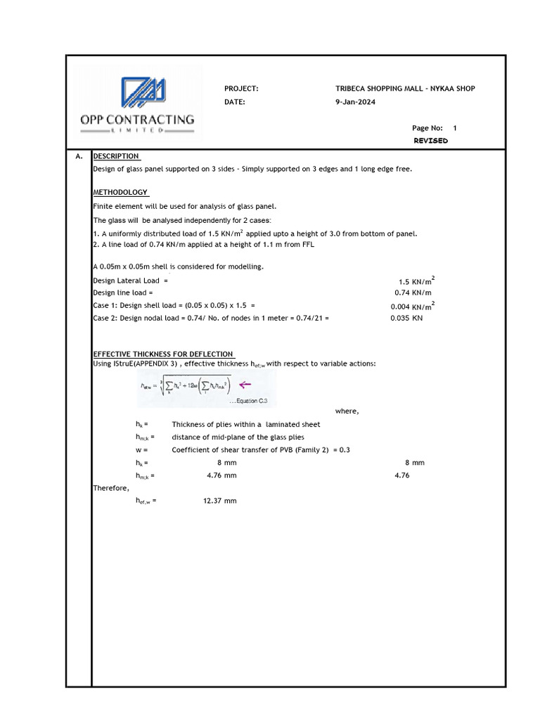 REVISED DESIGN NOTES | PDF