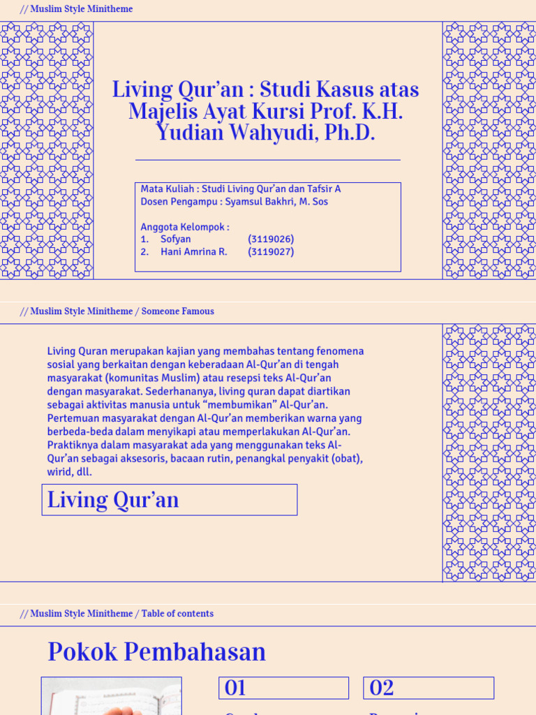 Majelis Pembacaan Ayat Kursi | PDF