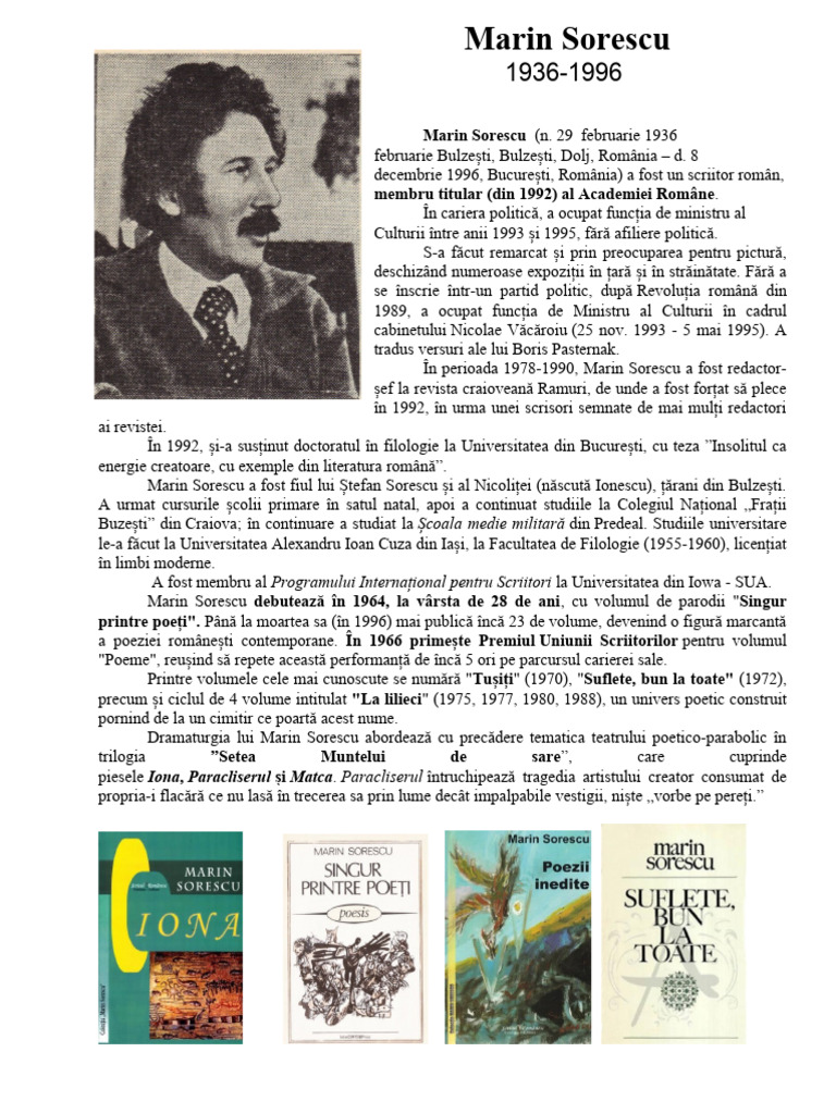 Marin Sorescu | PDF