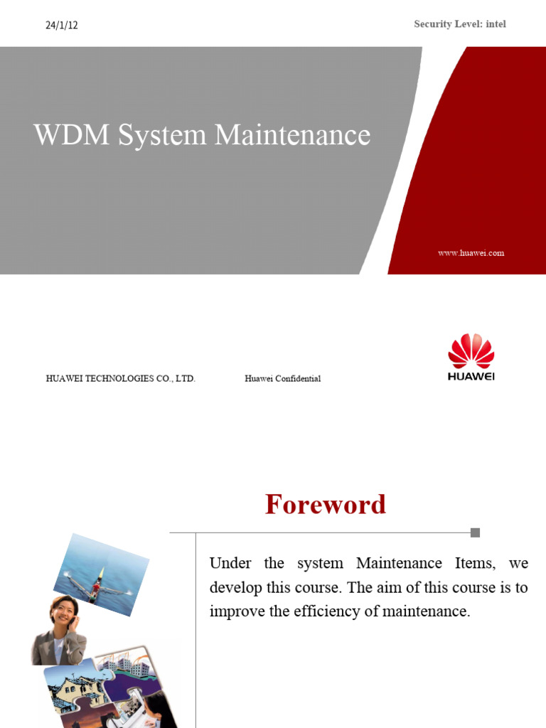 WDM System Maintenance | PDF