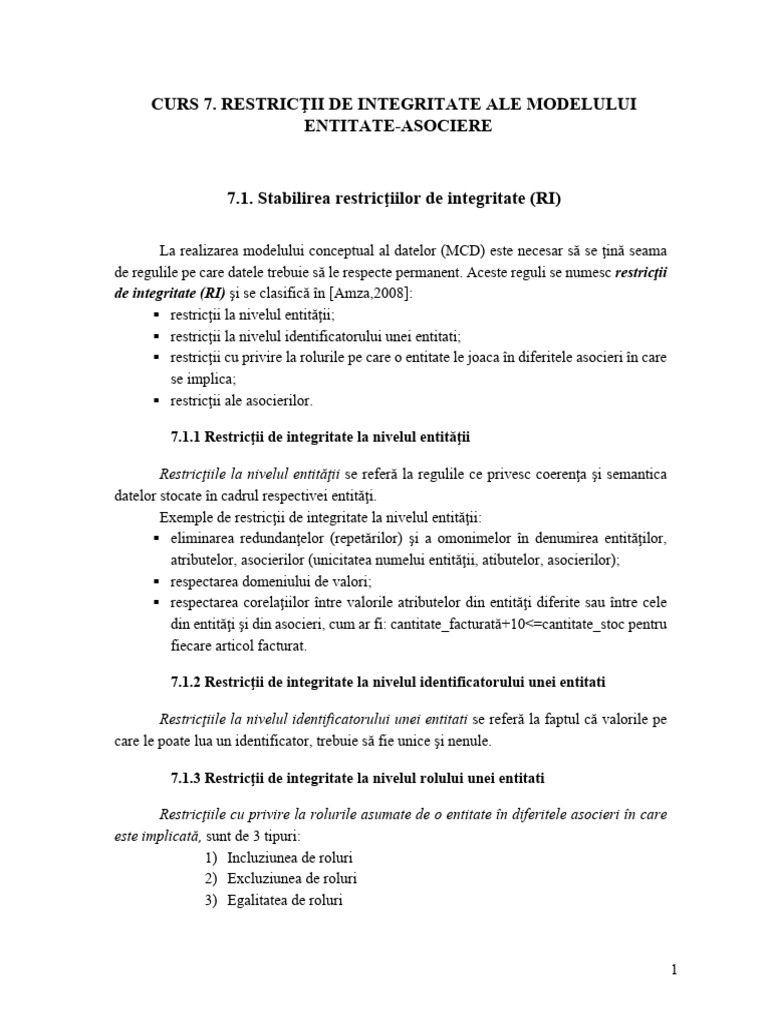 CURS 7 - Suport de Curs | PDF