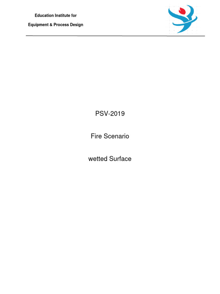 PSV-2019 - Fire Scenario-Wetted Surface | PDF