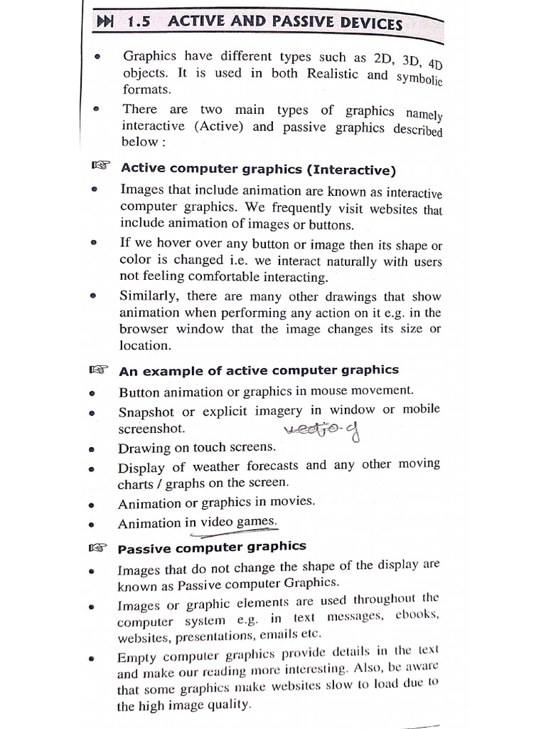 Cg Unit1 Notes Pdf