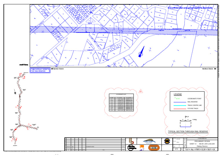 01 - Sheet 10 KM201+300 To 202+600 Railway Reserve | PDF